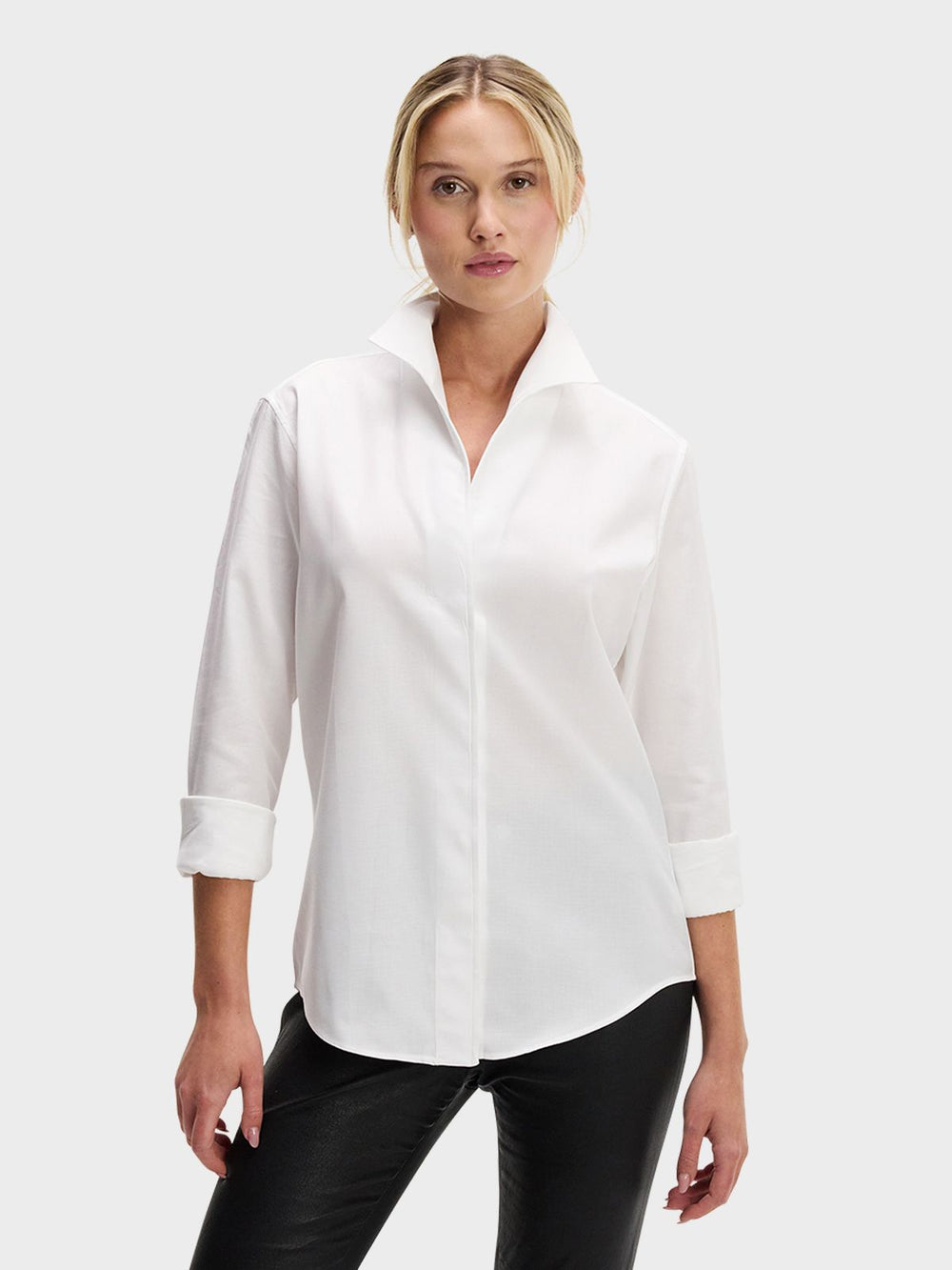 PIQUE-A-BOO Long Sleeve Designer Shirt for Women