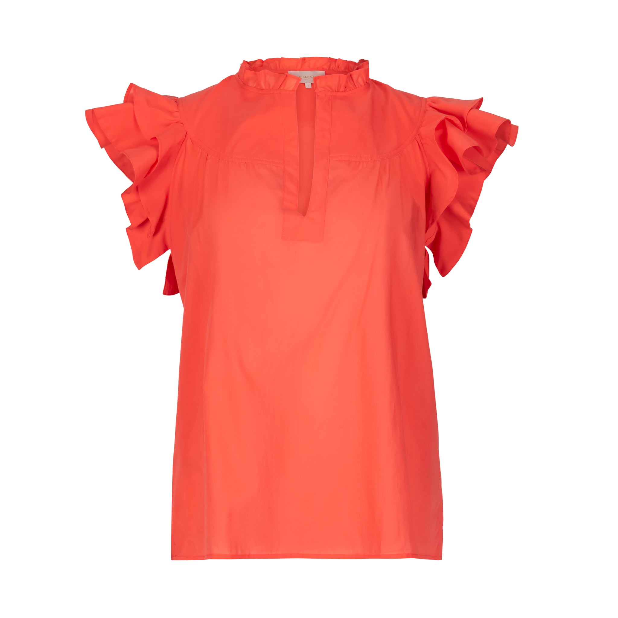 FLUTTER SLEEVE: CORAL QUEEN– Sarah Alexandra